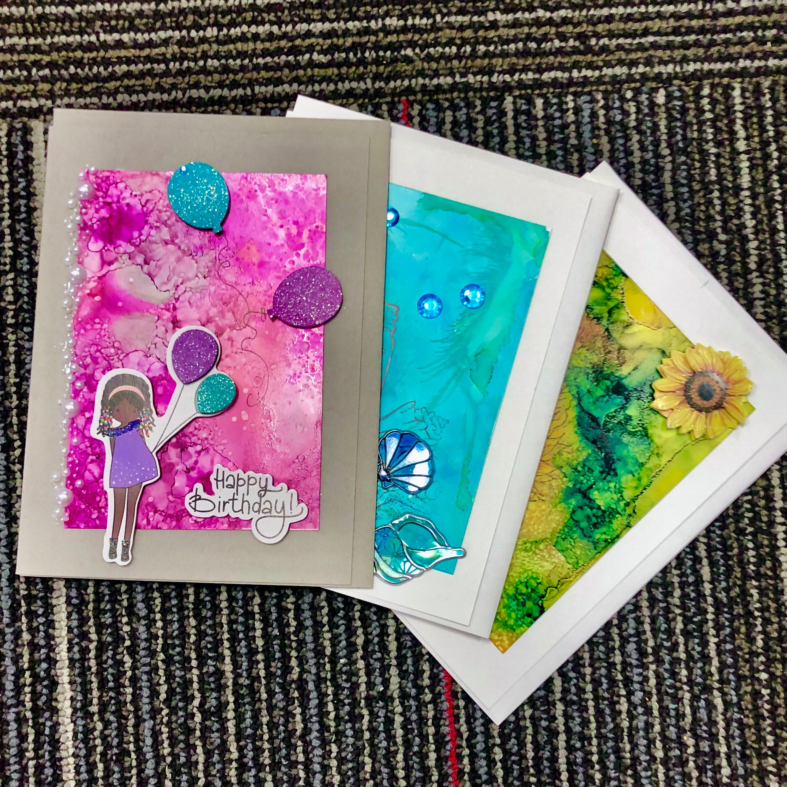 Cheryl Bannister - Alcohol Ink Art Cards | WARREN GENERAL STORE ...