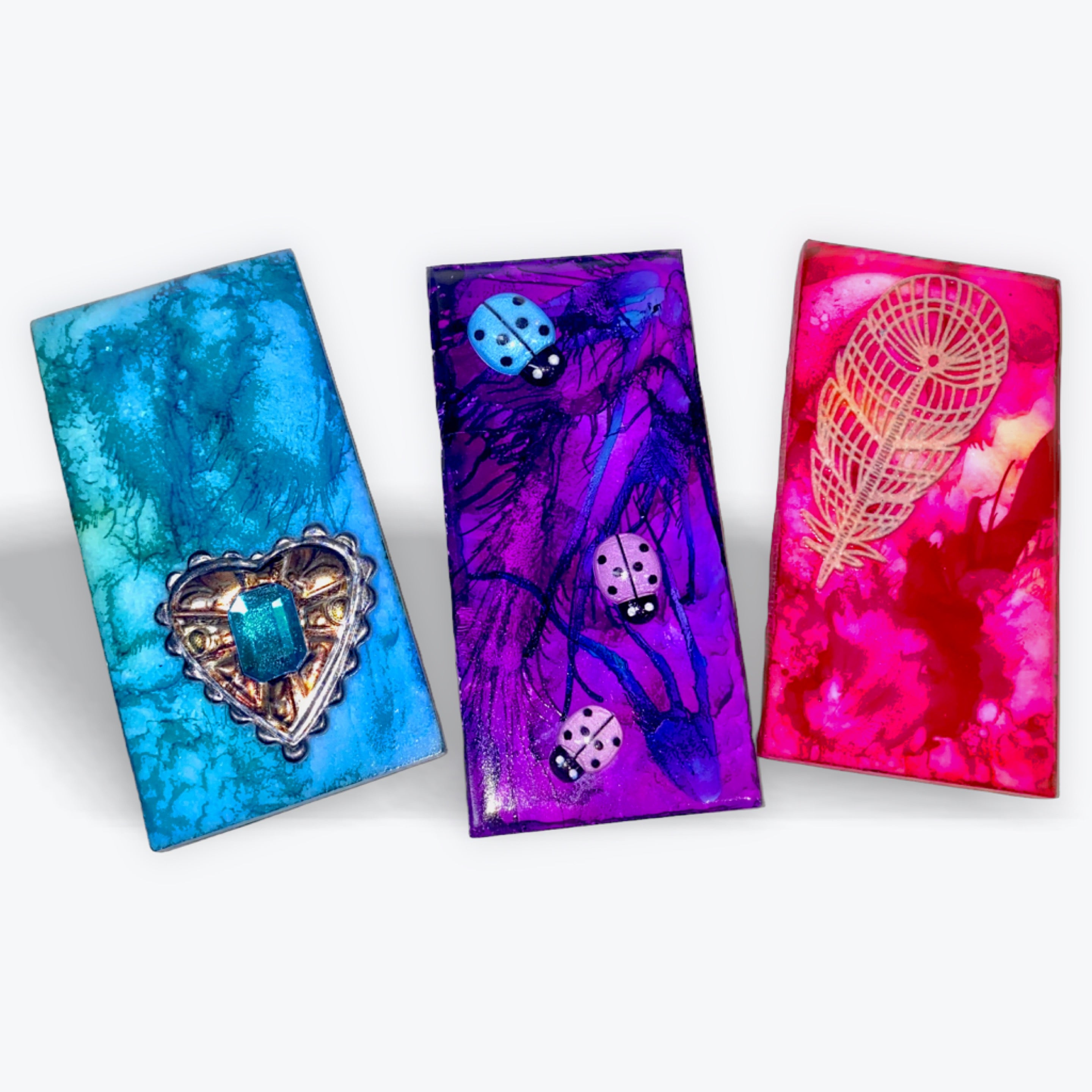 Cheryl Bannister - Large Alcohol Ink Magnet, Assorted | WARREN GENERAL ...
